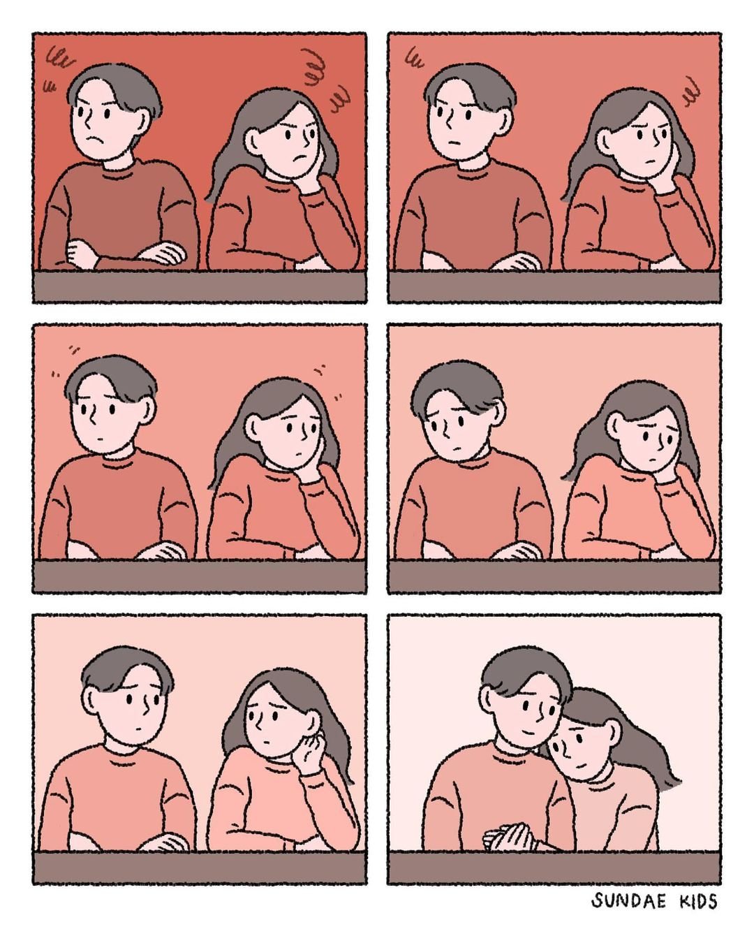 30 Couple Life Comics From 'Sundae Kids' That Are Truly Relatable